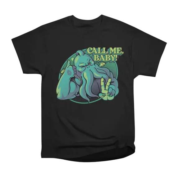 Call Cthulhu T-Shirt Tee Gift For Him Merch For Her Apparel For Friend ...