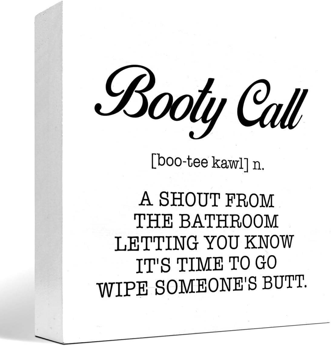 Call Definition Wood Box Sign Decor Desk Sign,Funny Bathroom Wooden Box ...