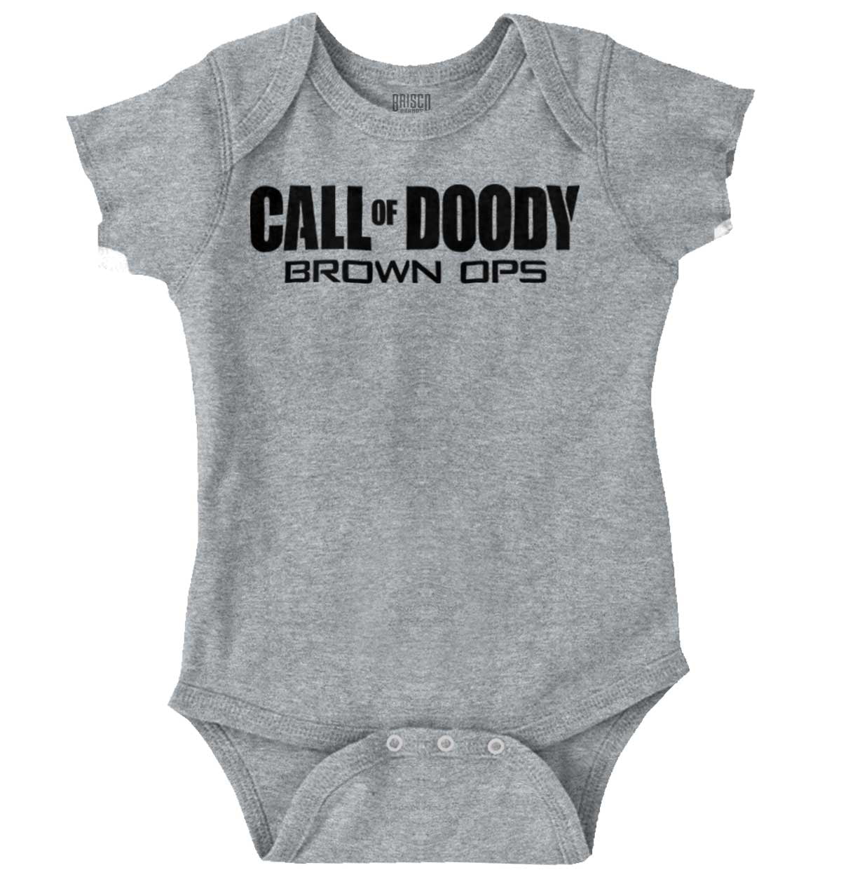 Call Doody Brown Ops Funny COD Poop Newborn Baby Boy Girl Romper Brisco ...