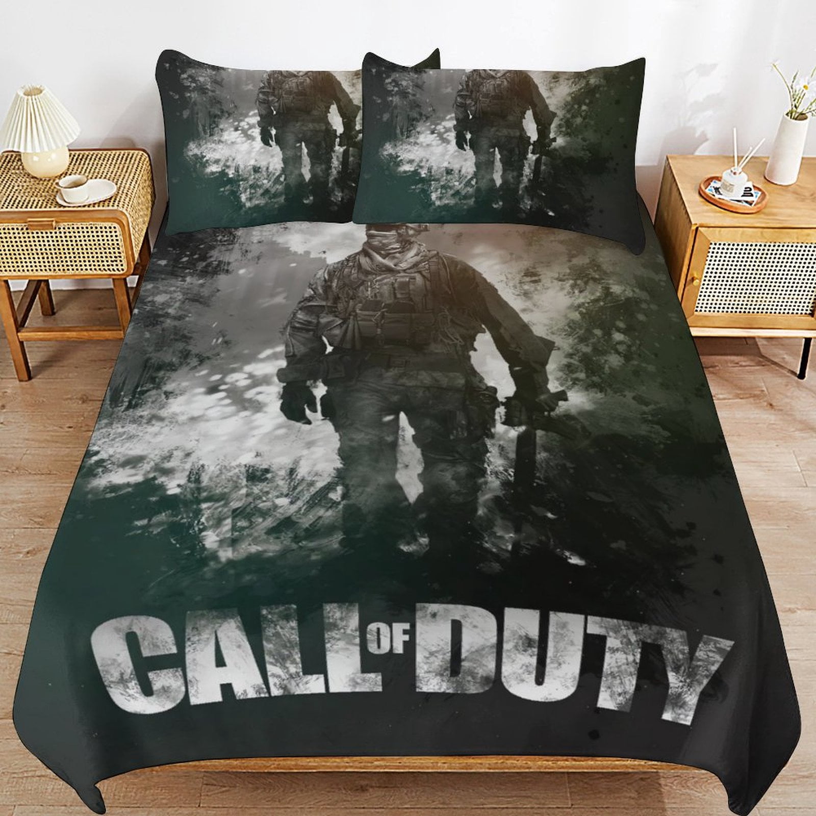 Call of Duty Bed Duvet Cover Microfiber Bedding Sets 3D Printed ...
