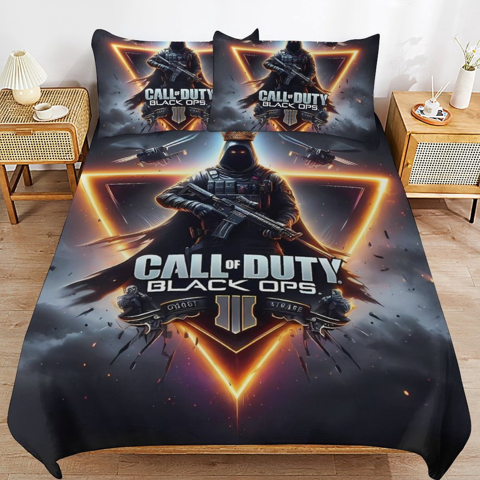 Call of Duty Bed Duvet Cover Microfiber Bedding Sets 3D Printed ...