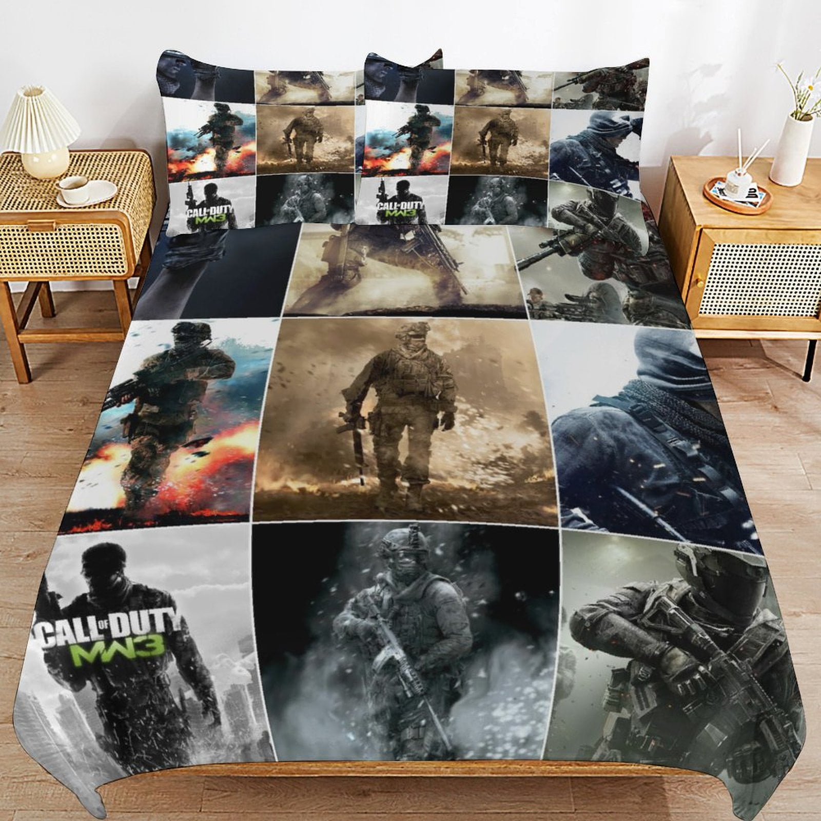 Call of Duty Bed Duvet Cover Microfiber Bedding Sets 3D Printed ...