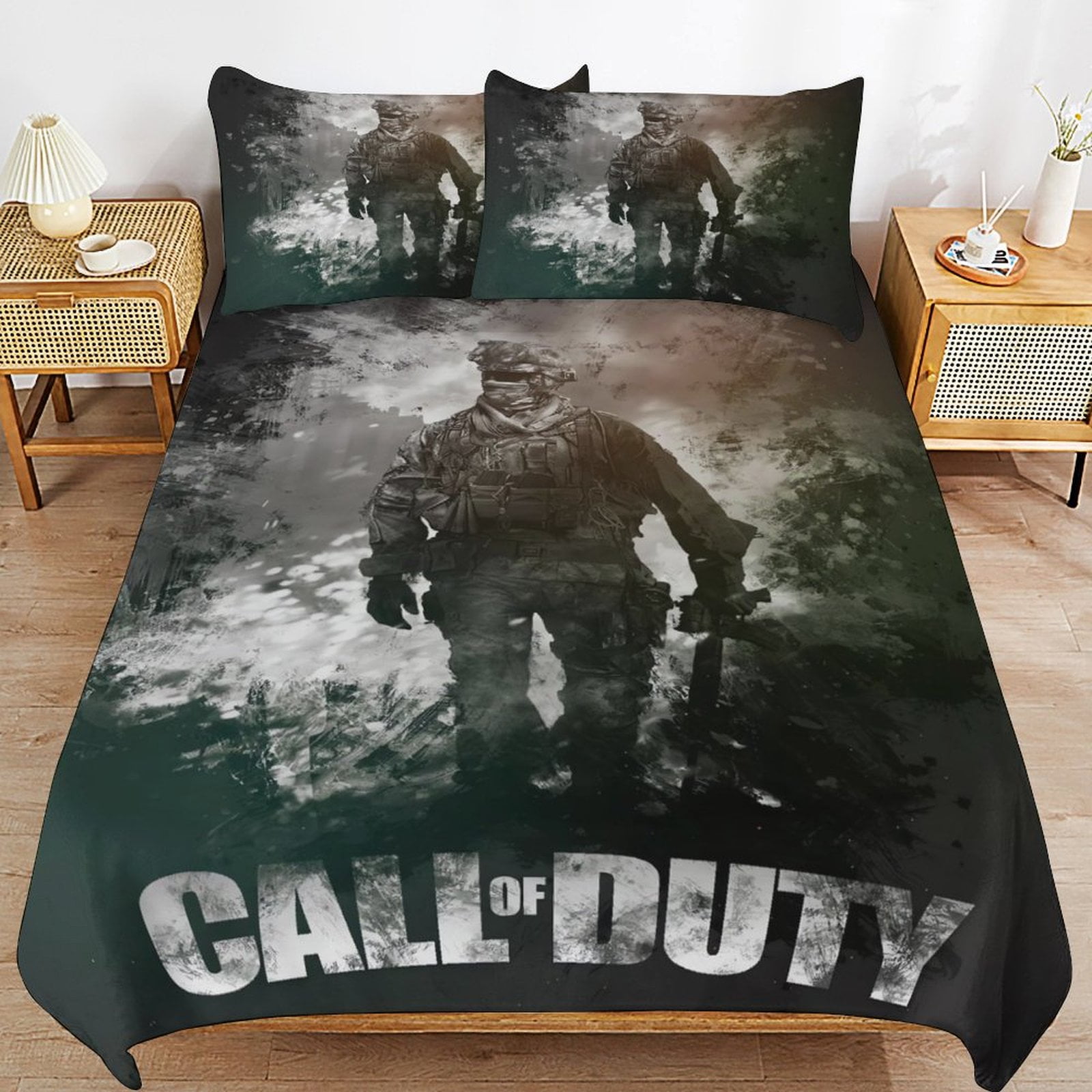 Call of Duty Bed Duvet Cover Microfiber Bedding Sets 3D Printed ...