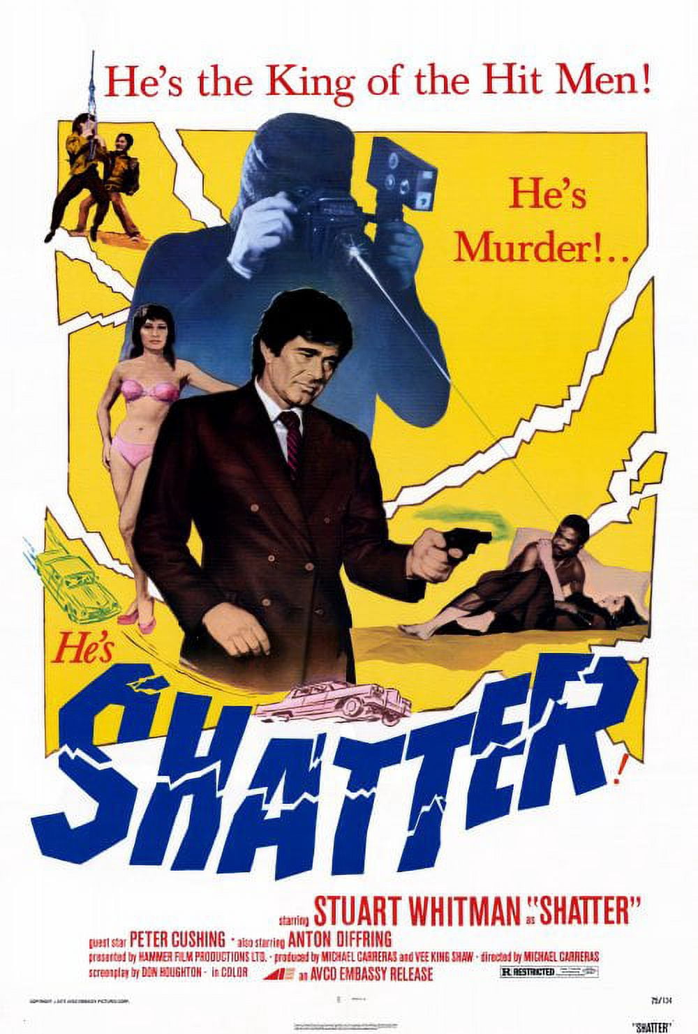Call Him Mr Shatter - movie POSTER (Style A) (27" x 40") (1975 ...