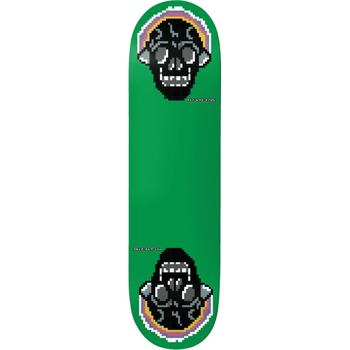 Call Me 917 Green Skull Deck 8.0 Slick - Assembled AS Complete ...