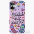Call Me Back Fun Retro Inspired Nostalgic Tough Phone Case for 11/12/13 ...