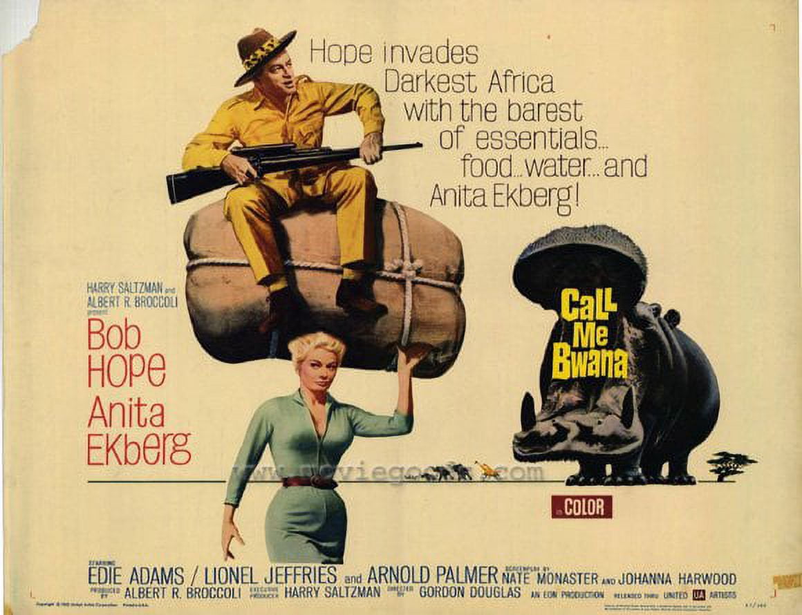 Call Me Bwana - movie POSTER (Style A) (11" x 14") (1963) - Walmart.com