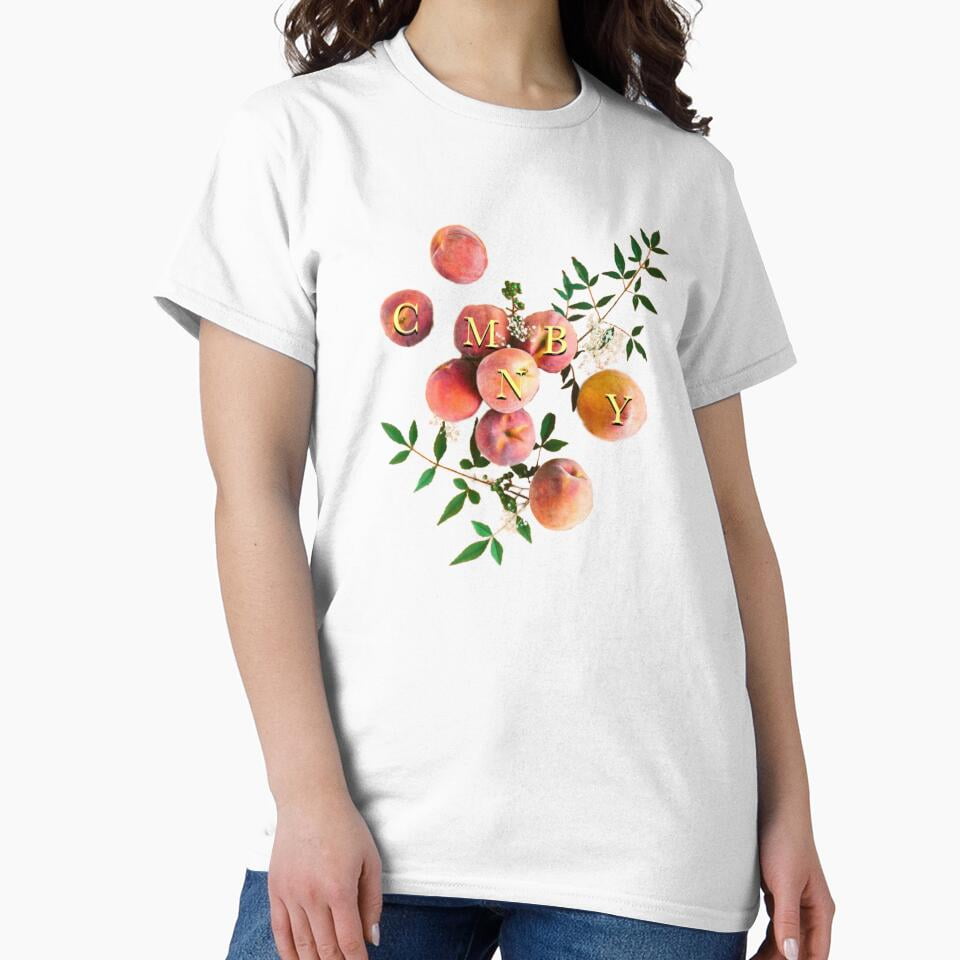 Call Me By Your Name - Cmbyn Peaches Classic T-Shirt Summer Trending ...
