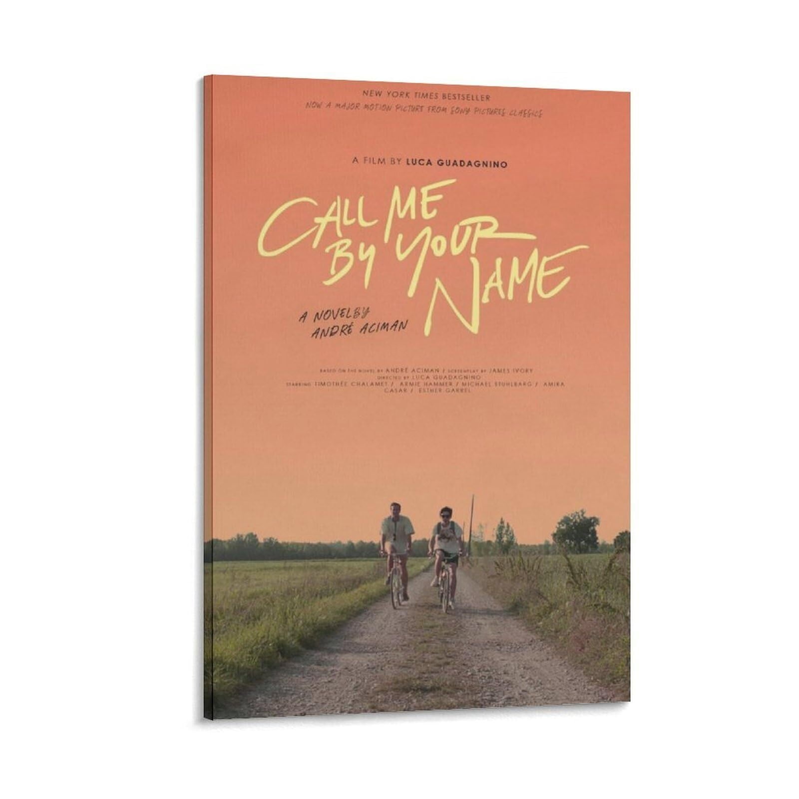 Call Me By Your Name Movie Poster (2) Canvas Art Poster And Wall Art Picture Print Modern Family ...
