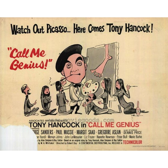 Call Me Genius - movie POSTER (Half Sheet Style A) (22" x 28") (1961 ...