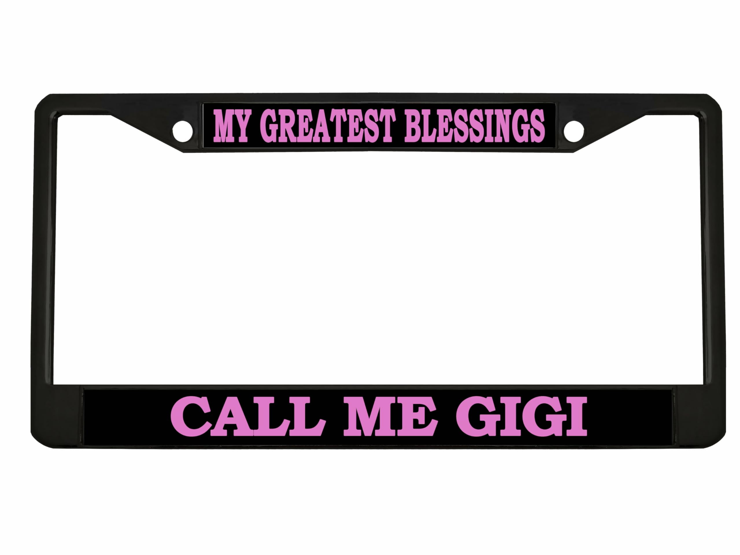 Call Me Gigi Style Metal License Plate Frame Personalized/Car ...