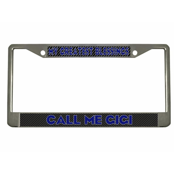 Call Me Gigi Style Metal License Plate Frame Personalized/Car ...