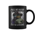 Call Me Magic Cuz I Be Gathering Frog Money Mage Gamer Coffee Mugs ...