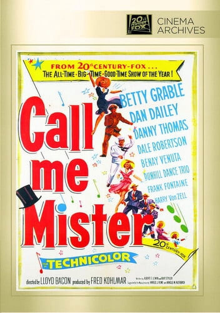 Call Me Mister (DVD), Fox Mod, Music & Performance - Walmart.com