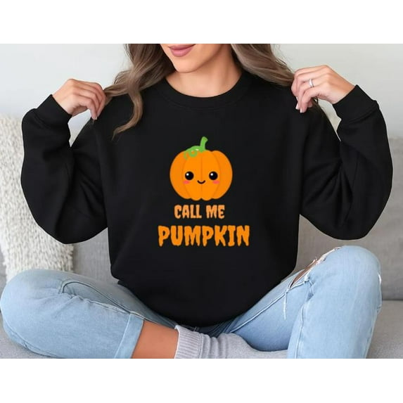 Call Me Pumpkin Funny Fall Autumn Season Nickname Themed Graphic ...