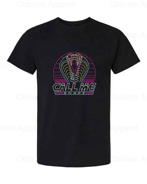 Call Me Snake Plissken Escape From New York Action Movie Hero T Shirt ...