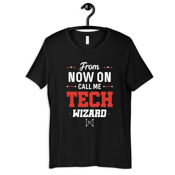 Call Me Tech Wizard Computer Geek Nerd Graphic Novelty T Shirt,for ...