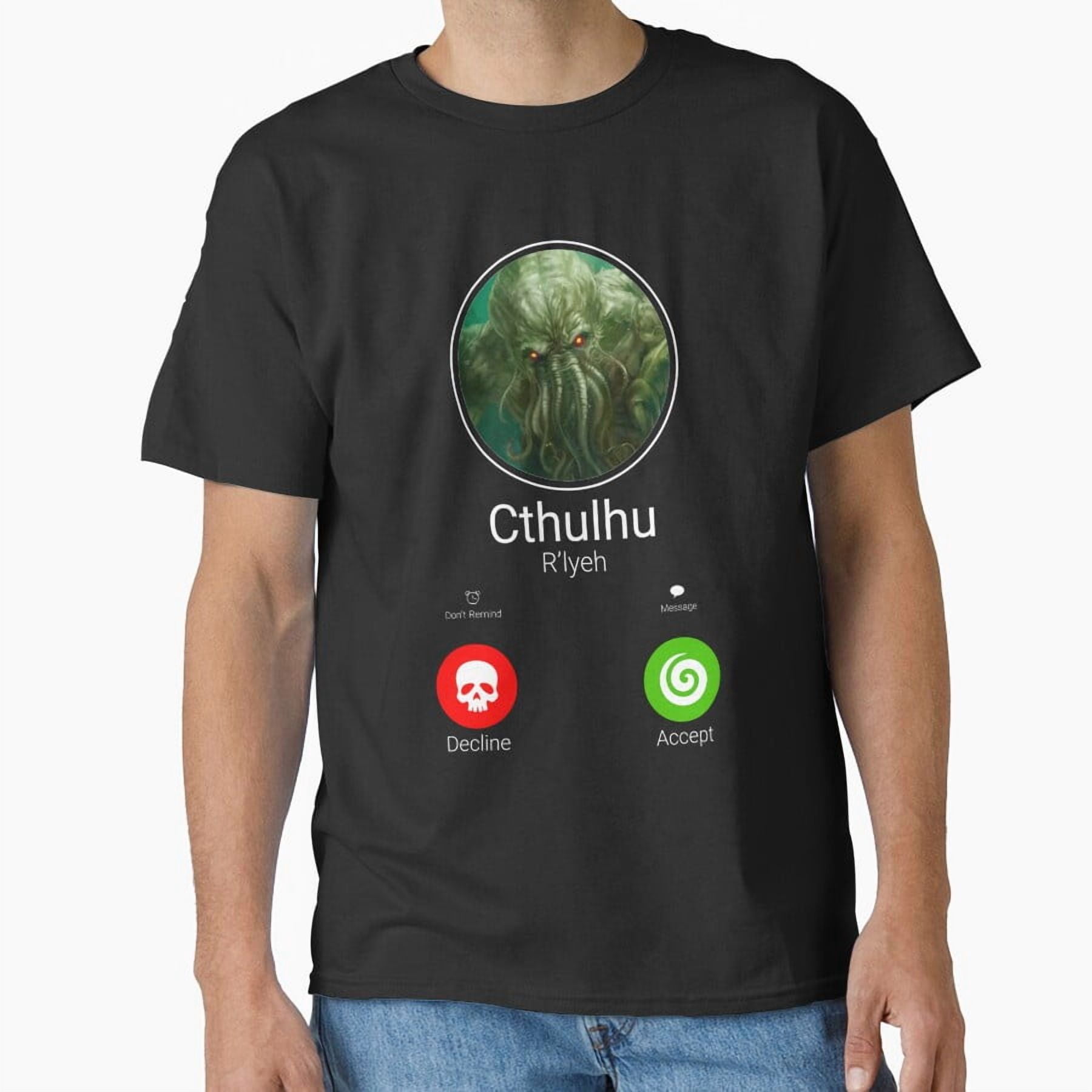 Call Of Cthulhu H.P. Lovecraft Cosmic Horror Story H4674 T-Shirt, for ...