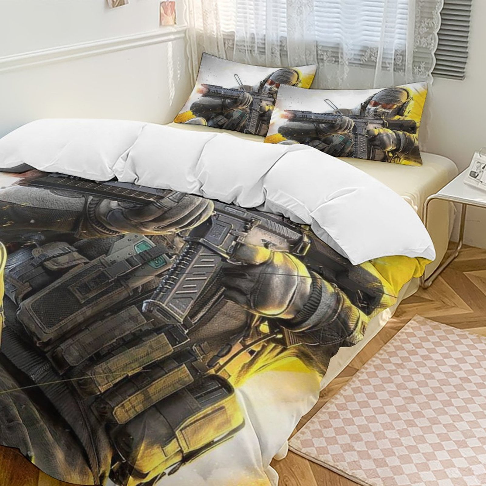 Call Of Duty 3 Pieces Duvet Cover Set, Soft Bedding Comforter Cover Set ...