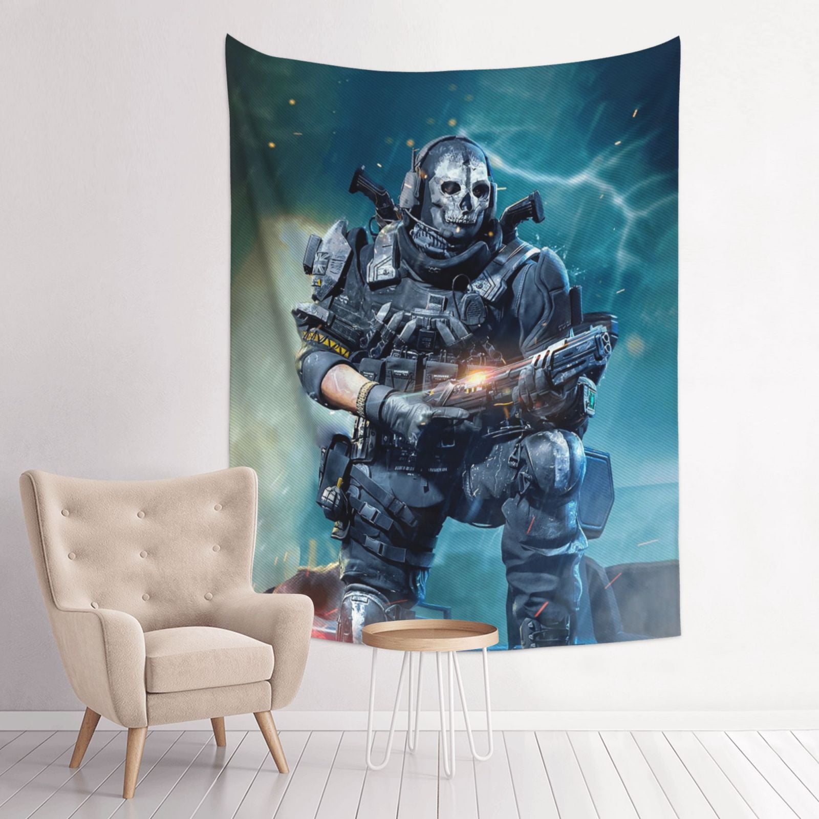 Call Of Duty Art Tapestry Wall Art Poster Tapestry Gifts Bedroom Prints ...
