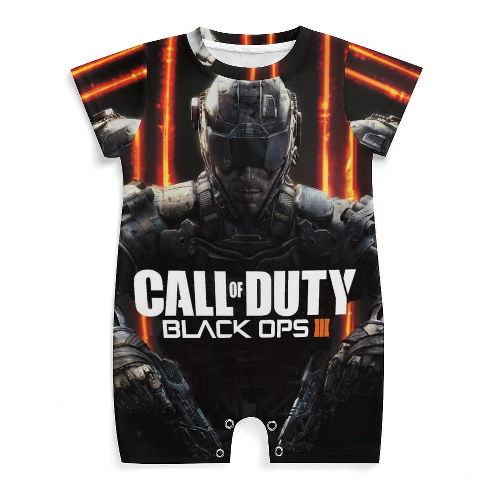Call Of Duty Baby Neutral Oversized T Shirt Romper Shorts Jumpsuit ...