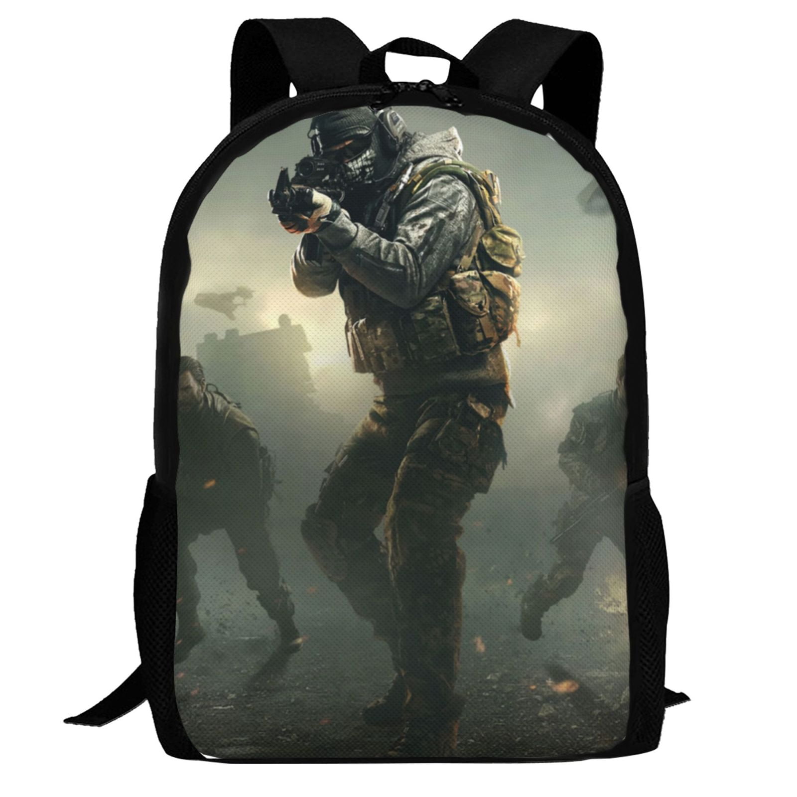 Call Of Duty Backpack, 3d Printed Laptop Backpack, Water Resistant ...