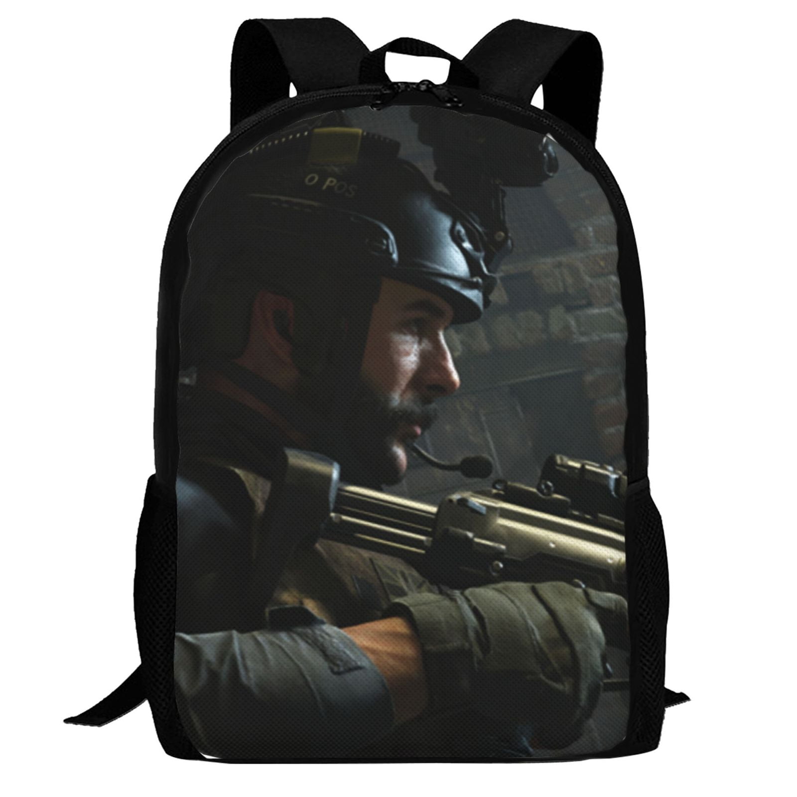 Call Of Duty Backpack, 3d Printed Laptop Backpack, Water Resistant ...