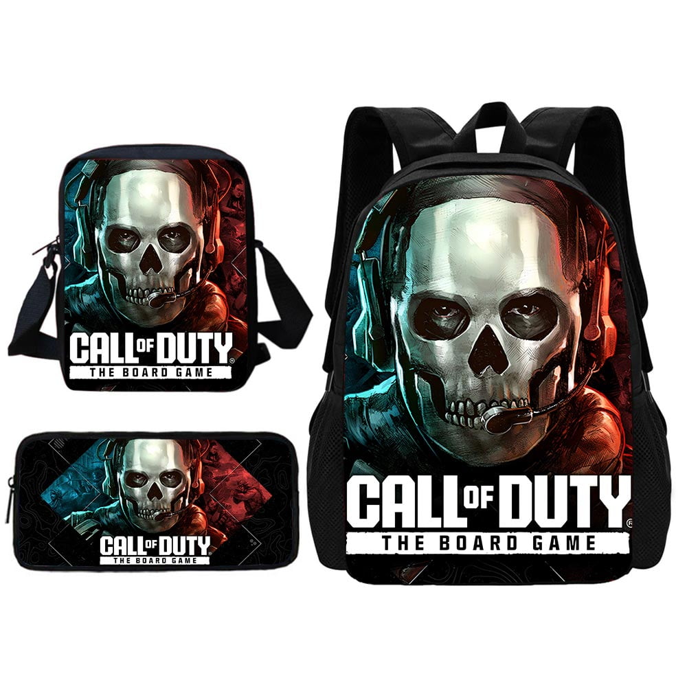 Call Of Duty Backpack Outdoor Bag 3 in 1 Bookbag Shoulder Bag Small Box ...