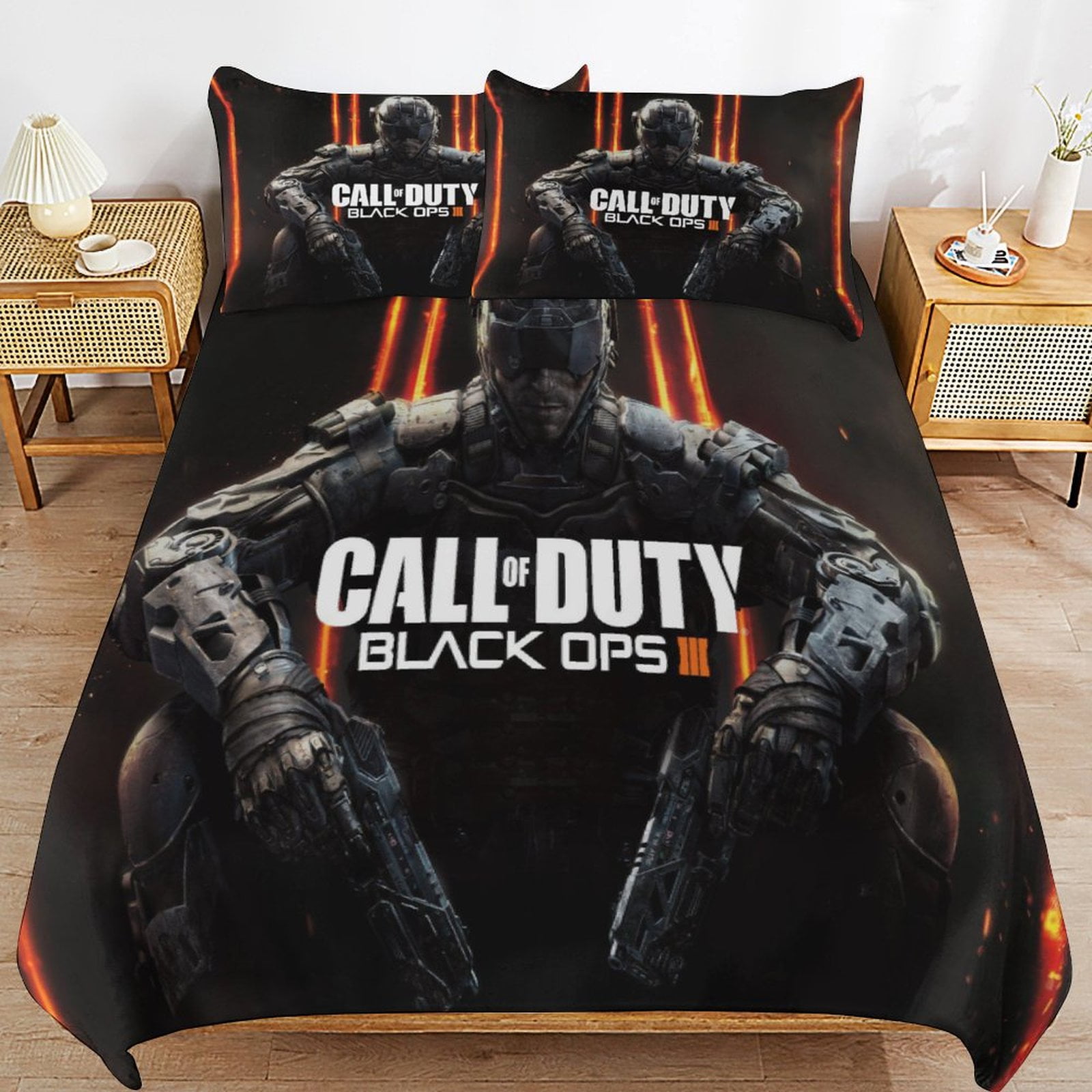 Call Of Duty Bedding Set Duvet Cover Comfortable and Lightweight ...