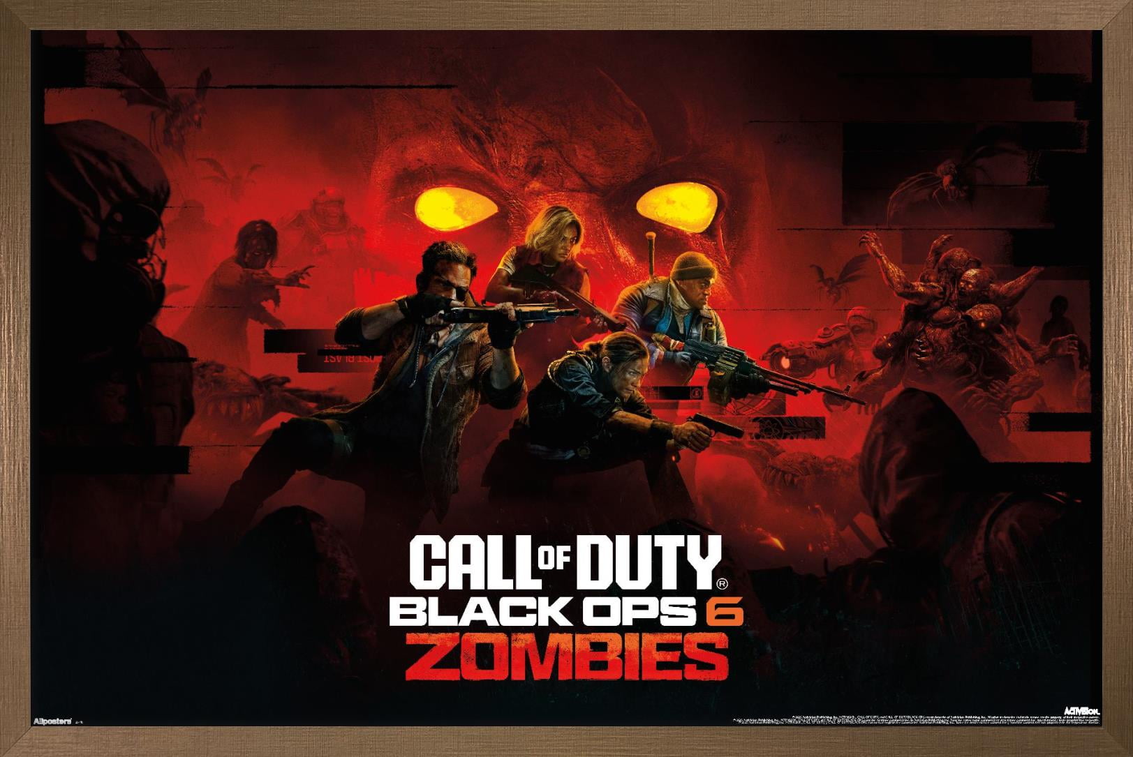 Call Of Duty: Black Ops 6 - Zombies Key Art Wall Poster, 22.375" x 34 ...