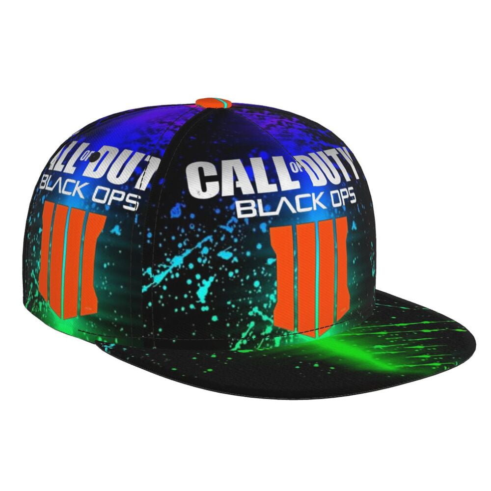 Call Of Duty Black Ops Adjustable Brim Bill Baseball Cap Adjustable ...