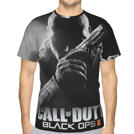 Call Of Duty Black Ops Casual Men's T-Shirts Classic Crew T-Shirt Tops ...