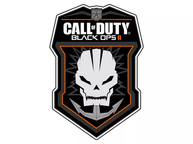 Call Of Duty Black Ops Ii Logo Waterproof Sticker Phone Decal Water ...