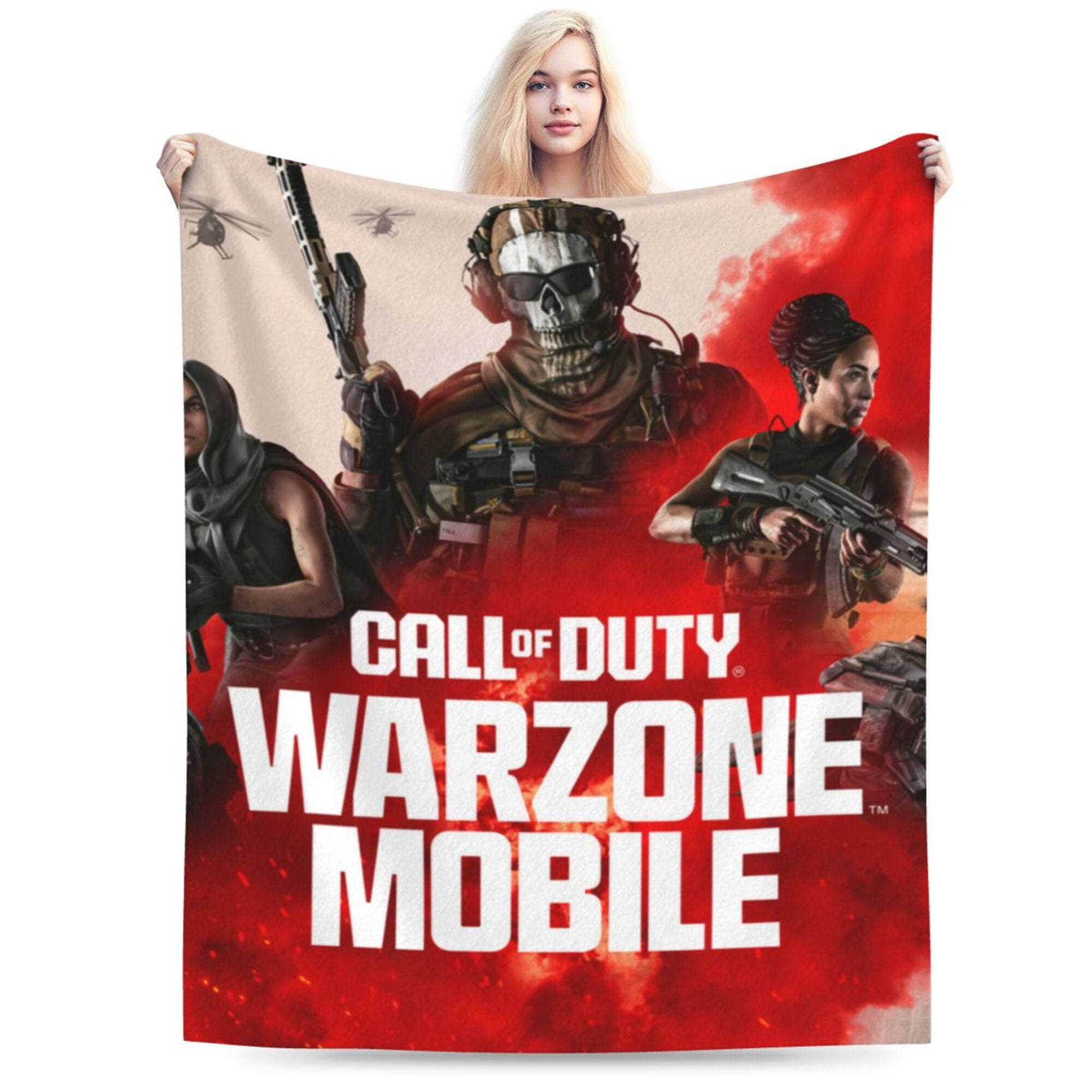 Call Of Duty Blanket, Super Soft Throw Blanket For Couch Sofa Bed, Cozy ...