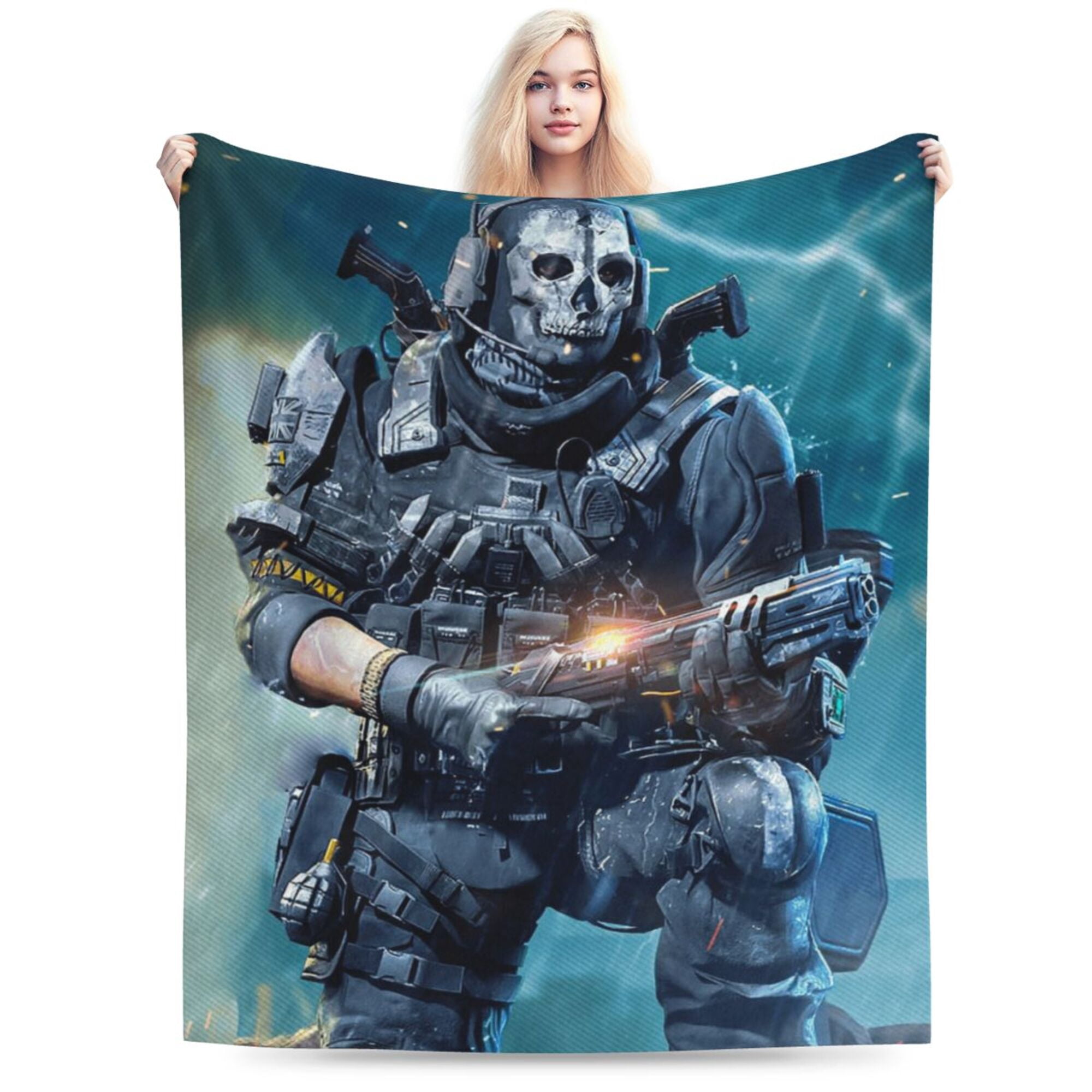 Call Of Duty Blanket, Super Soft Throw Blanket For Couch Sofa Bed, Cozy ...