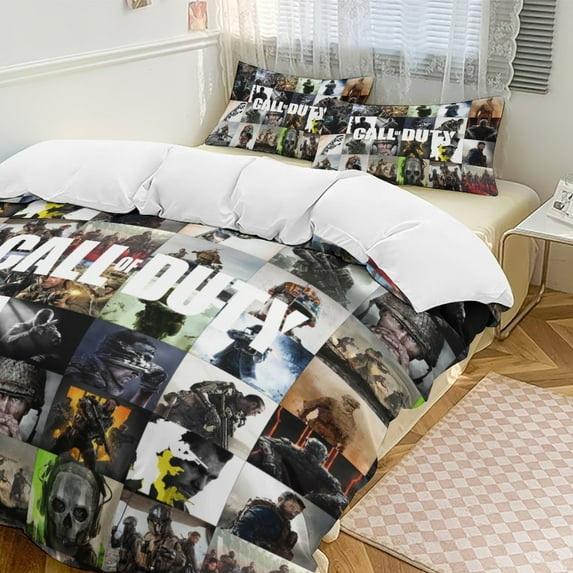 Call Of Duty Call of Duty Comfortable 3-Piece Bedding Set Pillow Case ...