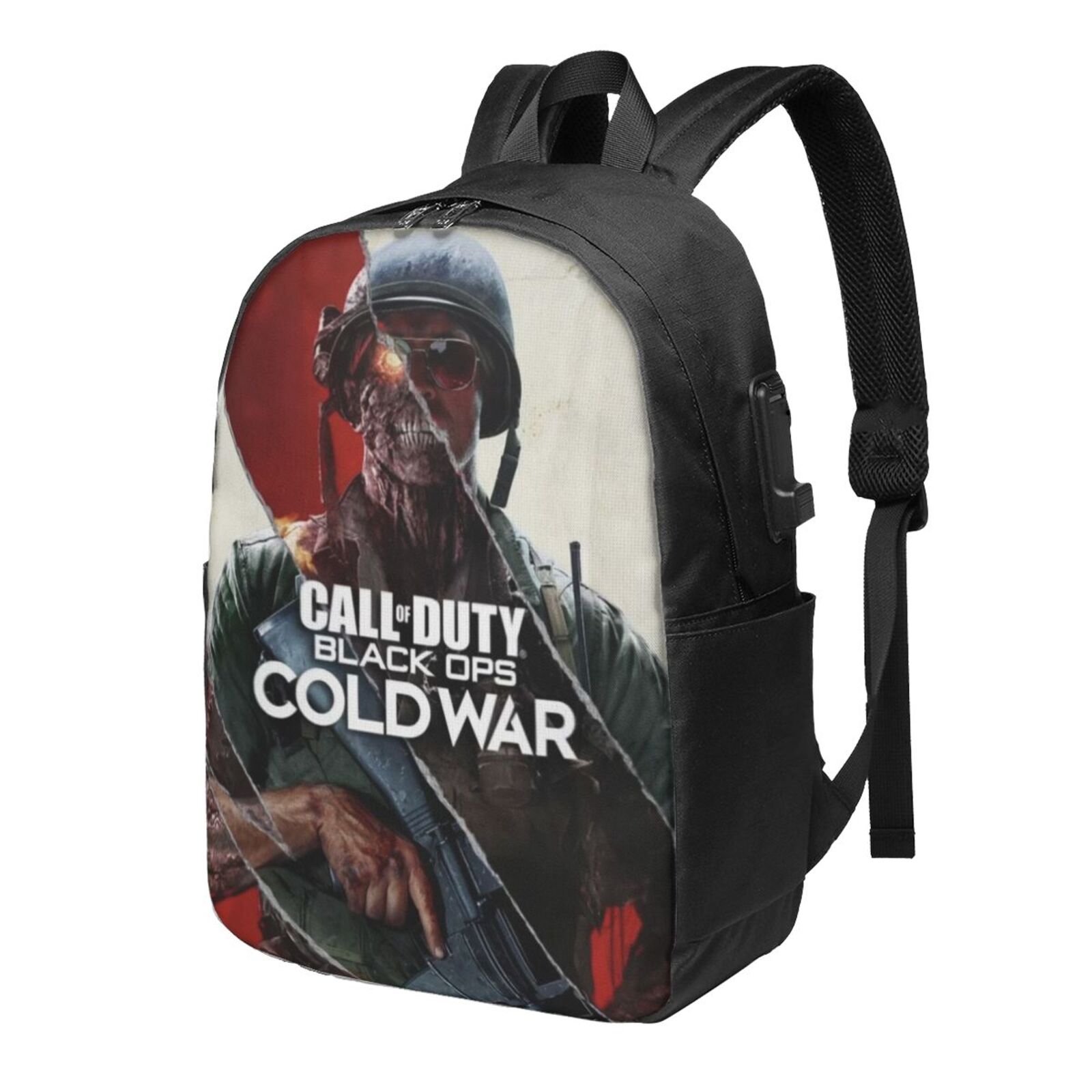 Call Of Duty Cold War Laptop Backpack With Usb Charging Port 17 Inch ...