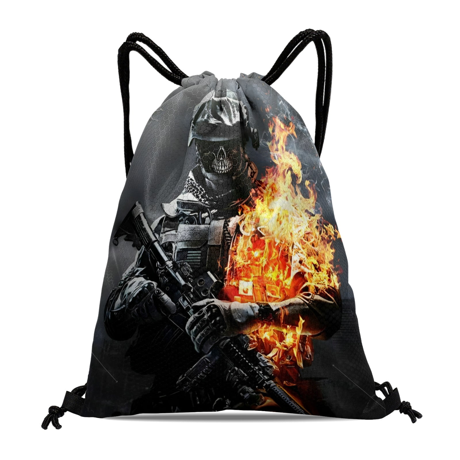Call Of Duty Drawstring backpack GIFT, sports and fitness bag16"x18 ...