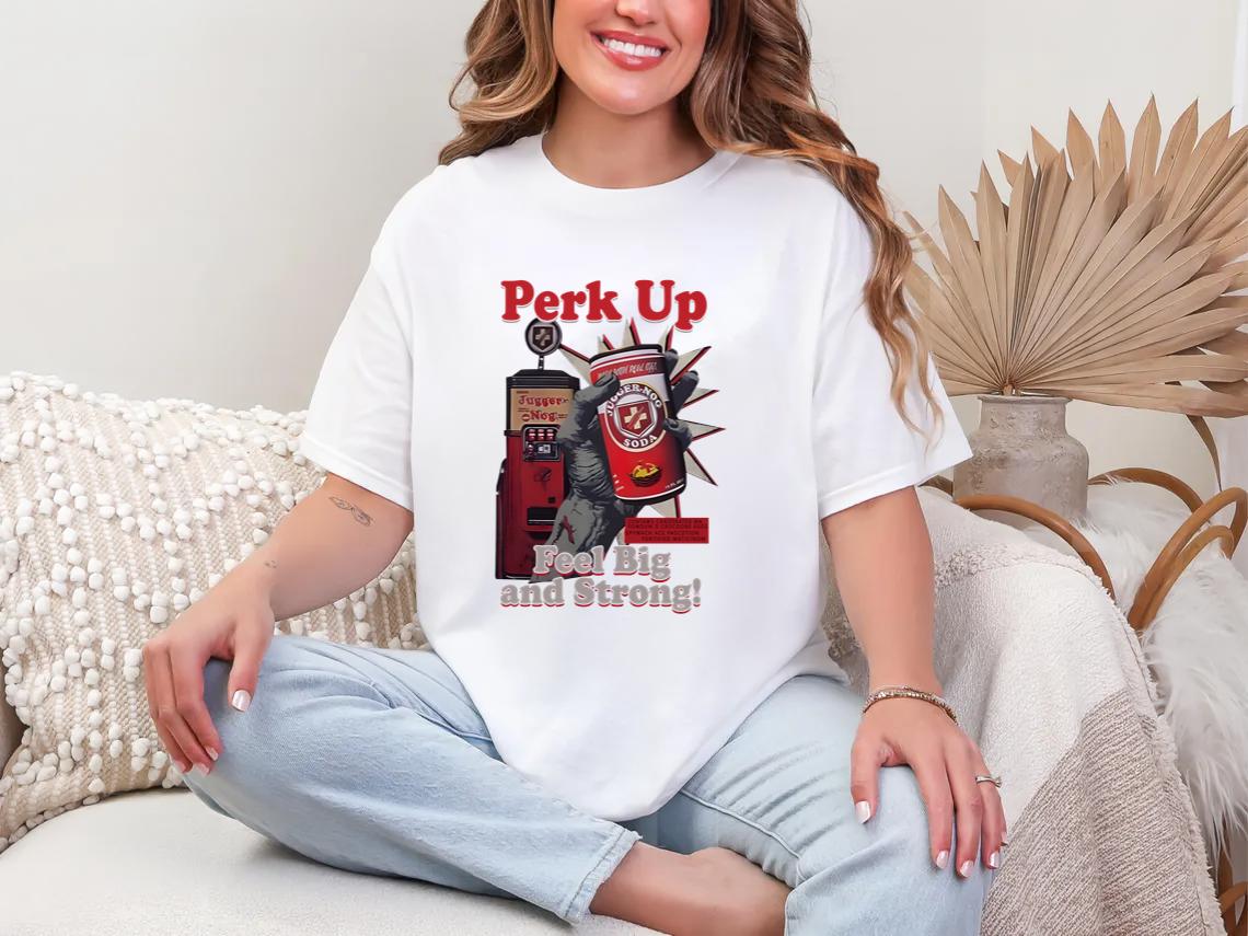 Call Of Duty Jugger-Nog Soda Perk Gamer Art Style T-Shirt, for men ...