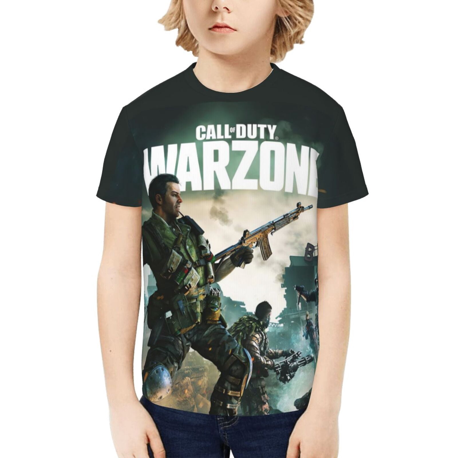 Call Of Duty Kids T-Shirt 3d Printed Graphic T-Shirts Boys And Girls ...