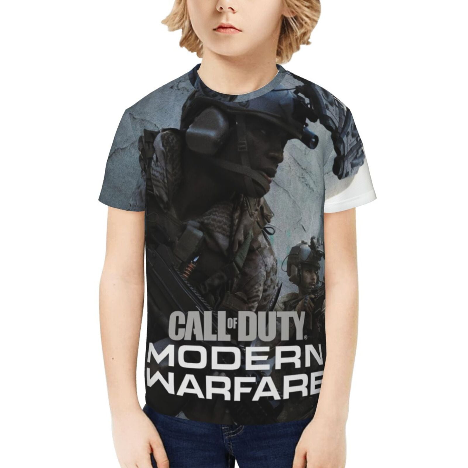 Call Of Duty Kids T-Shirt 3d Printed Graphic T-Shirts Boys And Girls ...