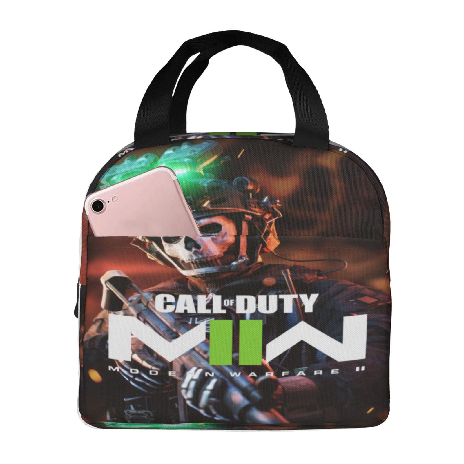 Call Of Duty Lunch Bag Cartoon Insulated Box Reusable Thermal Bento ...