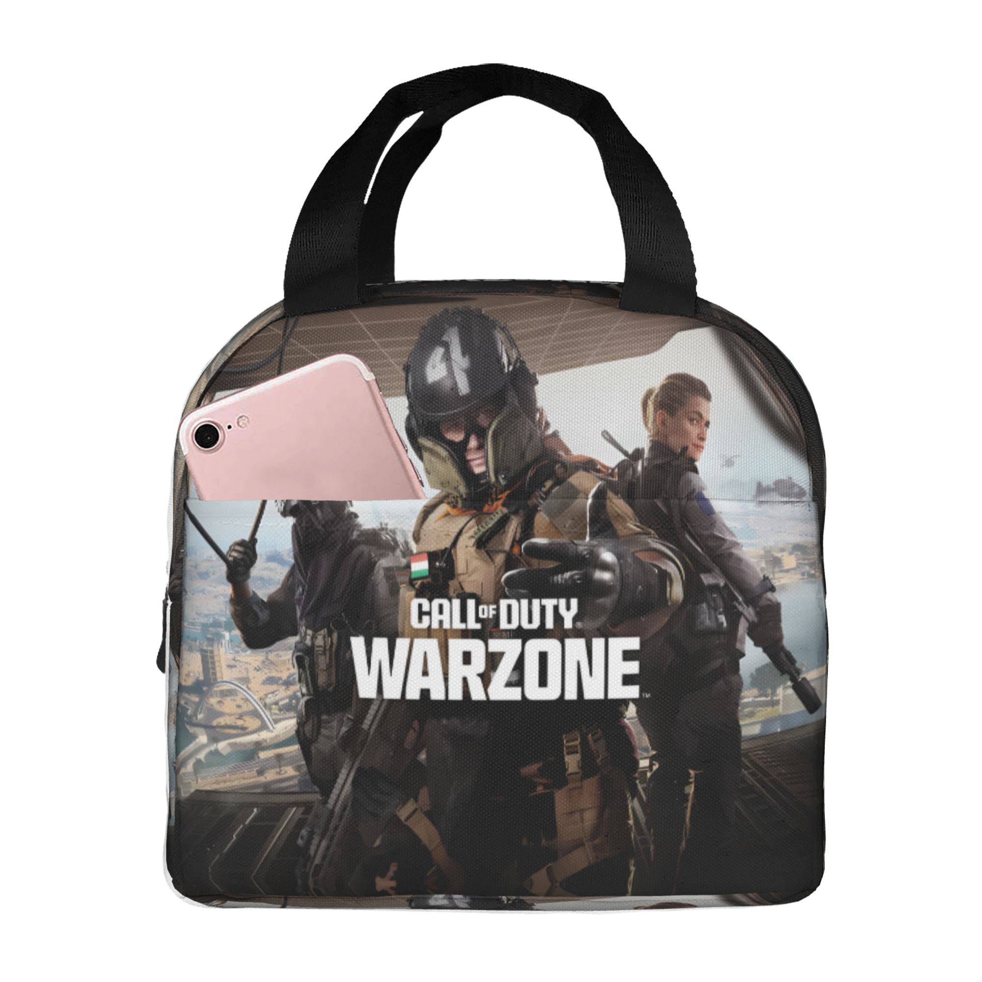 Call Of Duty Lunch Bag Tote Bag Insulated Lunch Box Picnic Beach ...