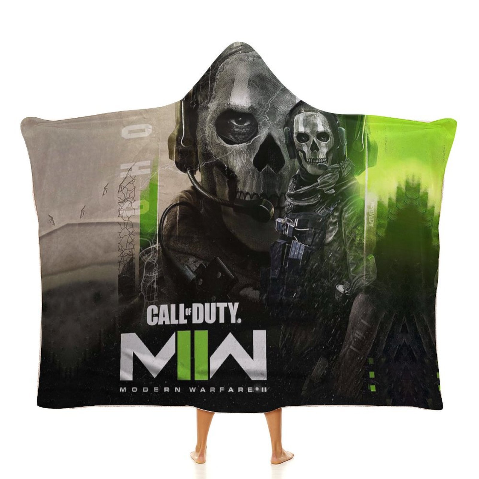 Call Of Duty Modern Warfare Cloak Hooded Blankets Soft Wearable Blanket ...
