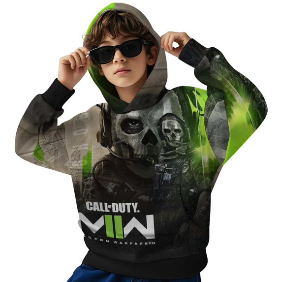 Call Of Duty Modern Warfare Hooded Sweatshirt Graphic Printed Long ...