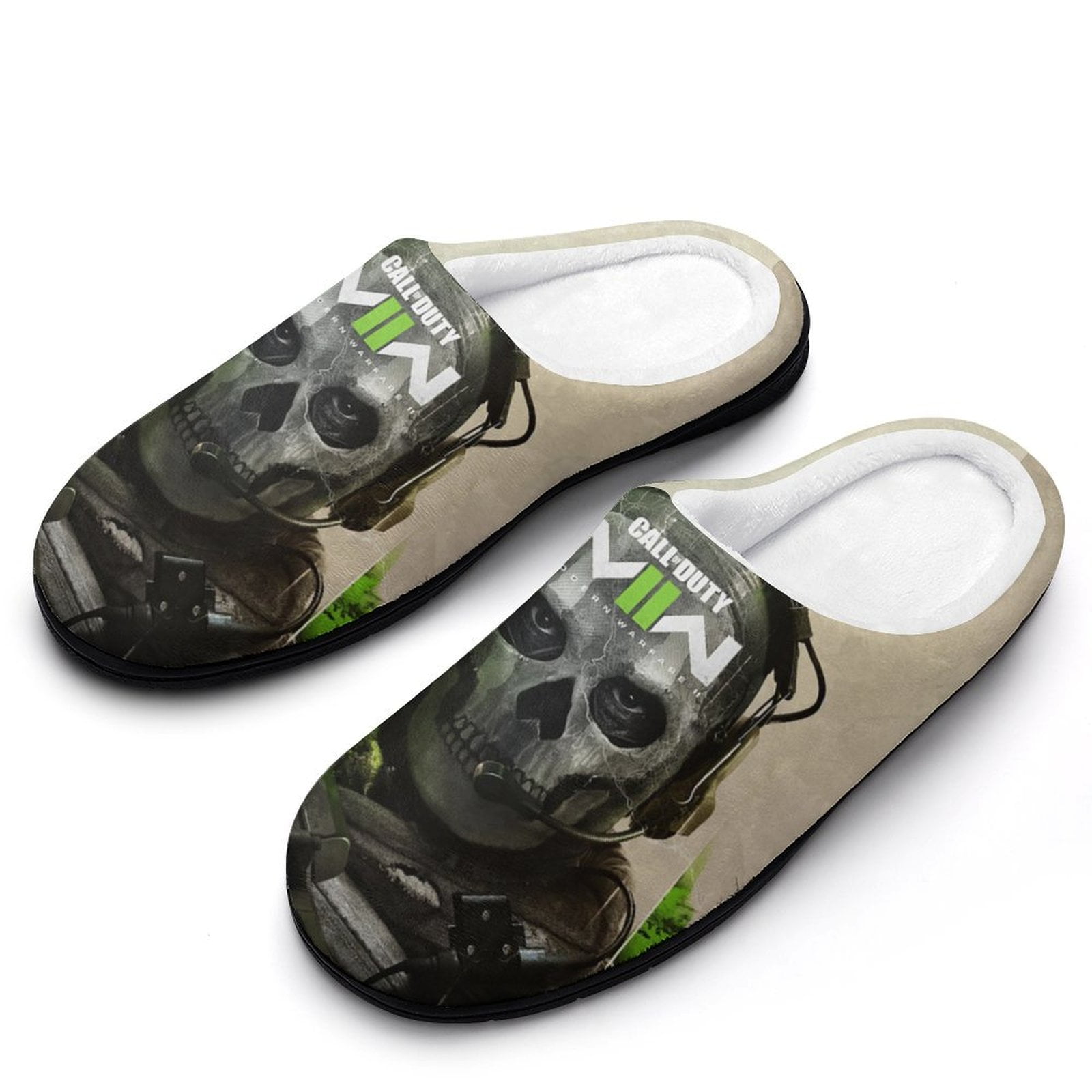 Call Of Duty Modern Warfare Men Cotton Slippers Slip-on Memory Foam ...