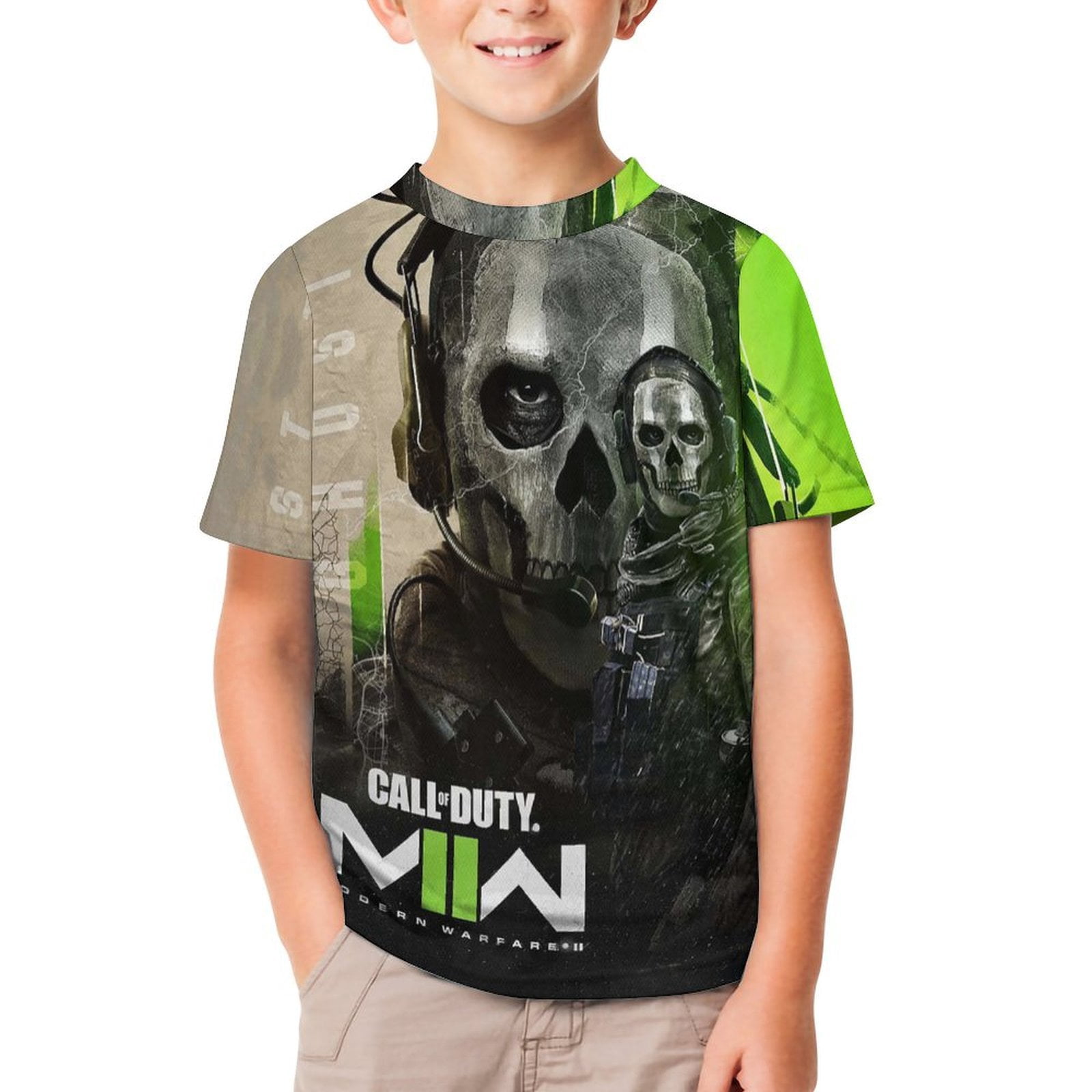 Call Of Duty Modern Warfare Youth T-shirt Short Sleeve Cotton Shirts ...