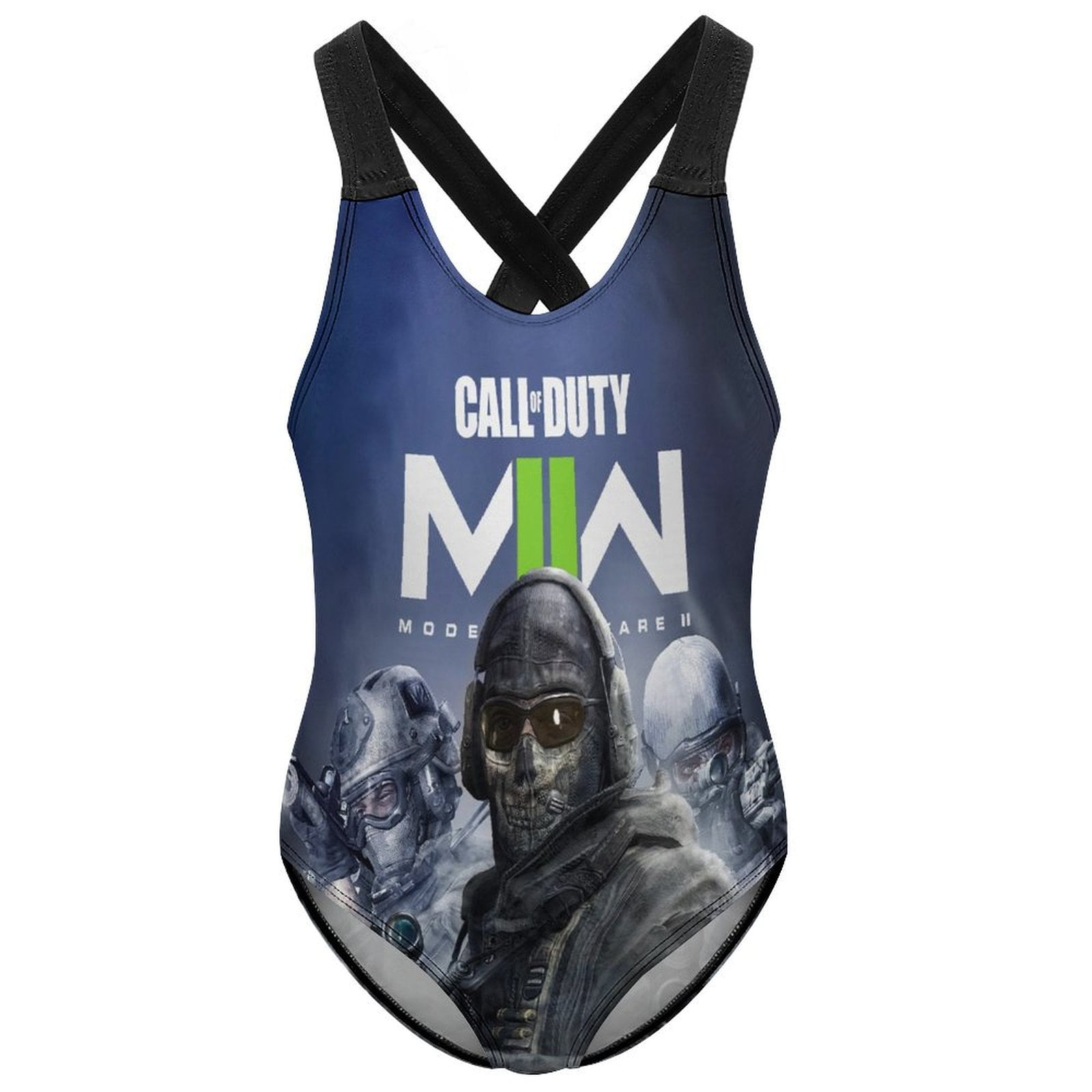 Call Of Duty One Piece Swimsuits For Girls Quick Dry Swimwear Bathing ...