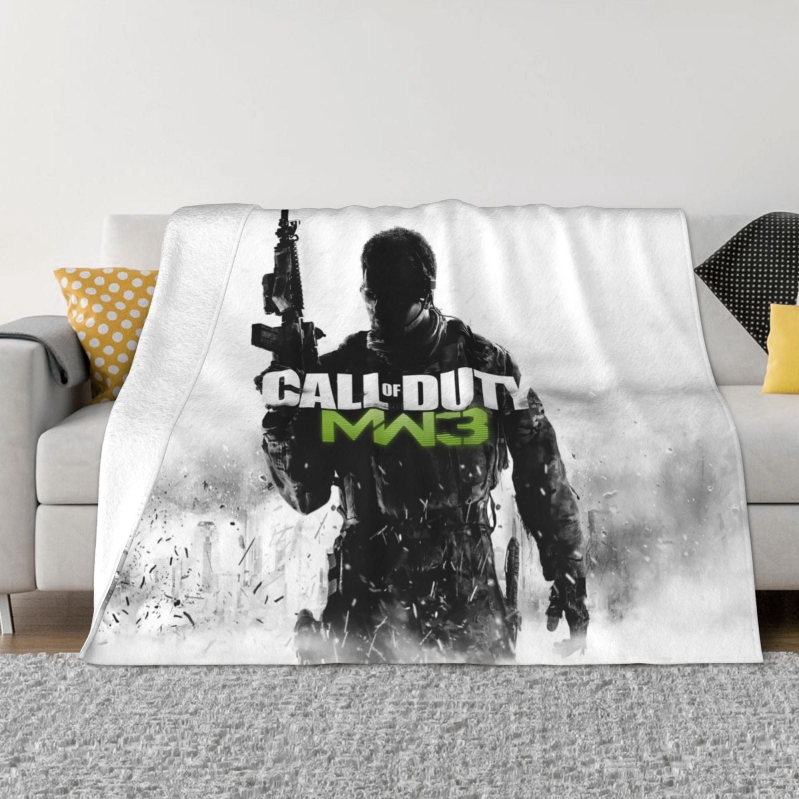 Call Of Duty Throw Blanket Couch Bed Sofa Soft Lightweight Warm Cozy ...