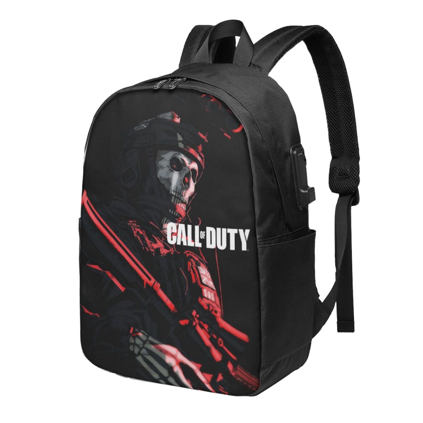 Call Of Duty USB Backpack 17in Laptop Bags Bookbag Travel Daypack ...